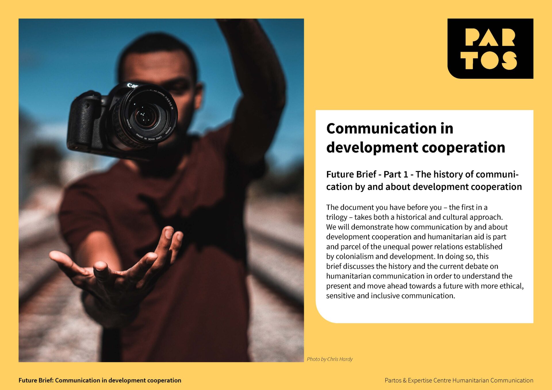 Future Brief #2 | Storytelling genres in humanitarian communication - Partos English